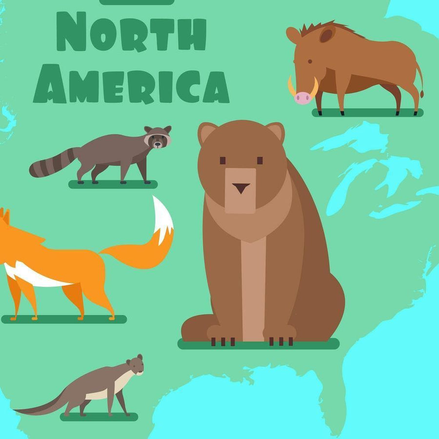 Kids World Map Canvas - Nursery Wall Art – SharpWallArts